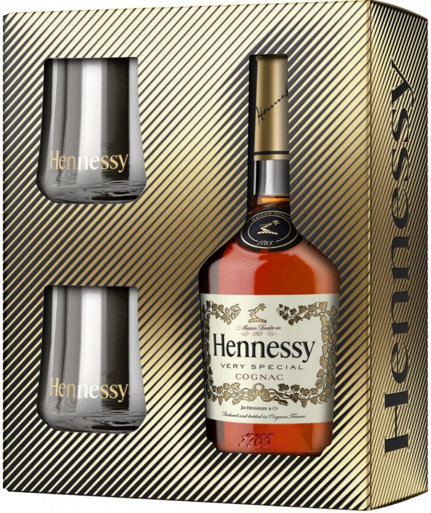 Hennessy VS with 2 Glasses *70CL - Cellar Central